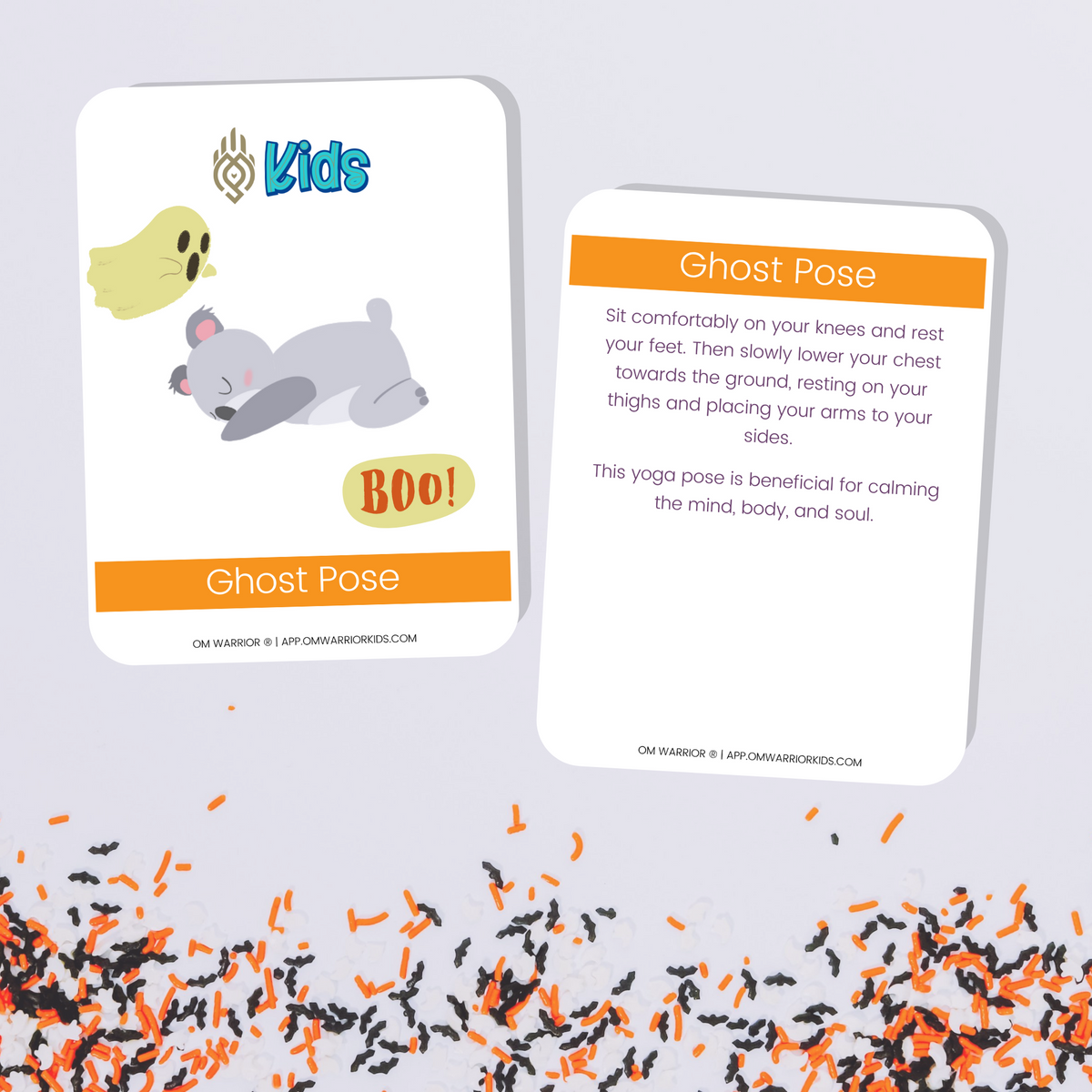 Halloween Yoga Cards for Kids – OM WARRIOR